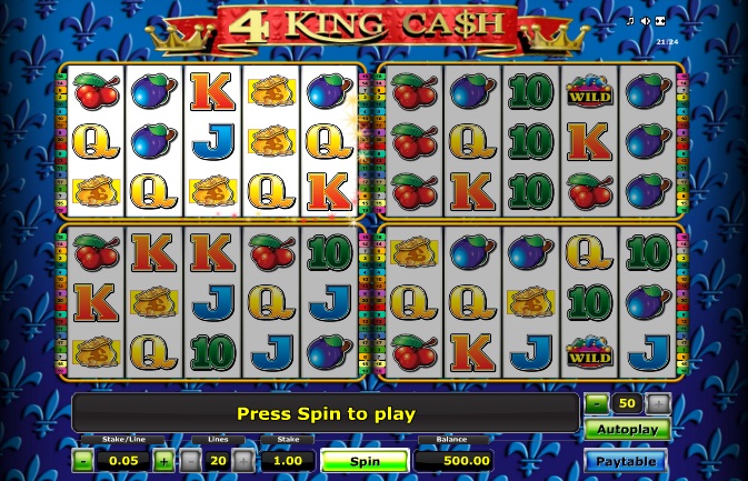 Novoline 4 King Cash Automatenspiel